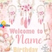 Printable BOHO ANIMALS DESIGN Welcome Board. Boho Theme - Etsy