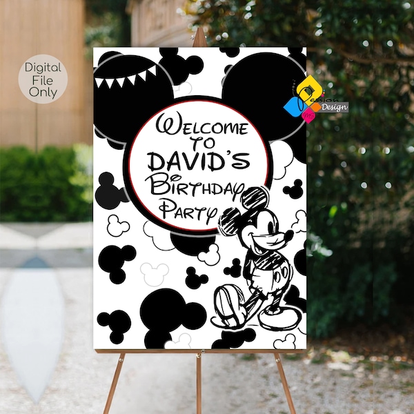 Mickey Mouse Banner - Etsy