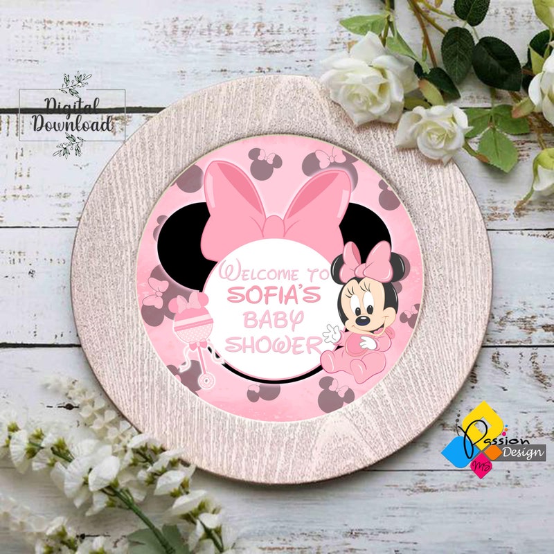 Minnie Mouse Plate - Etsy