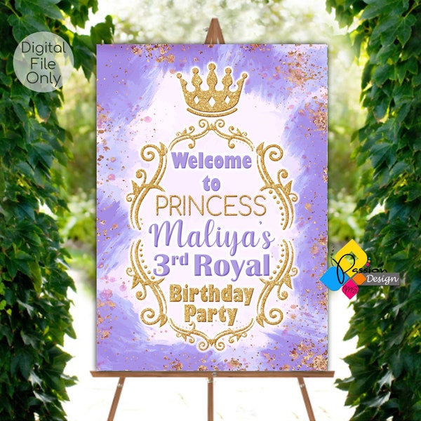 Purple Princess Palace Sign - Etsy