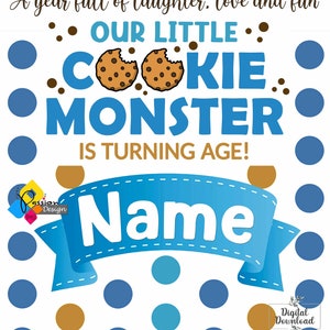 Printable Cookie Welcome Board. Custom Cookie Welcome Sign. Digital ...