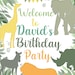 Printable SAFARI ANIMALS Welcome Board. Safari Birthday Party Poster ...