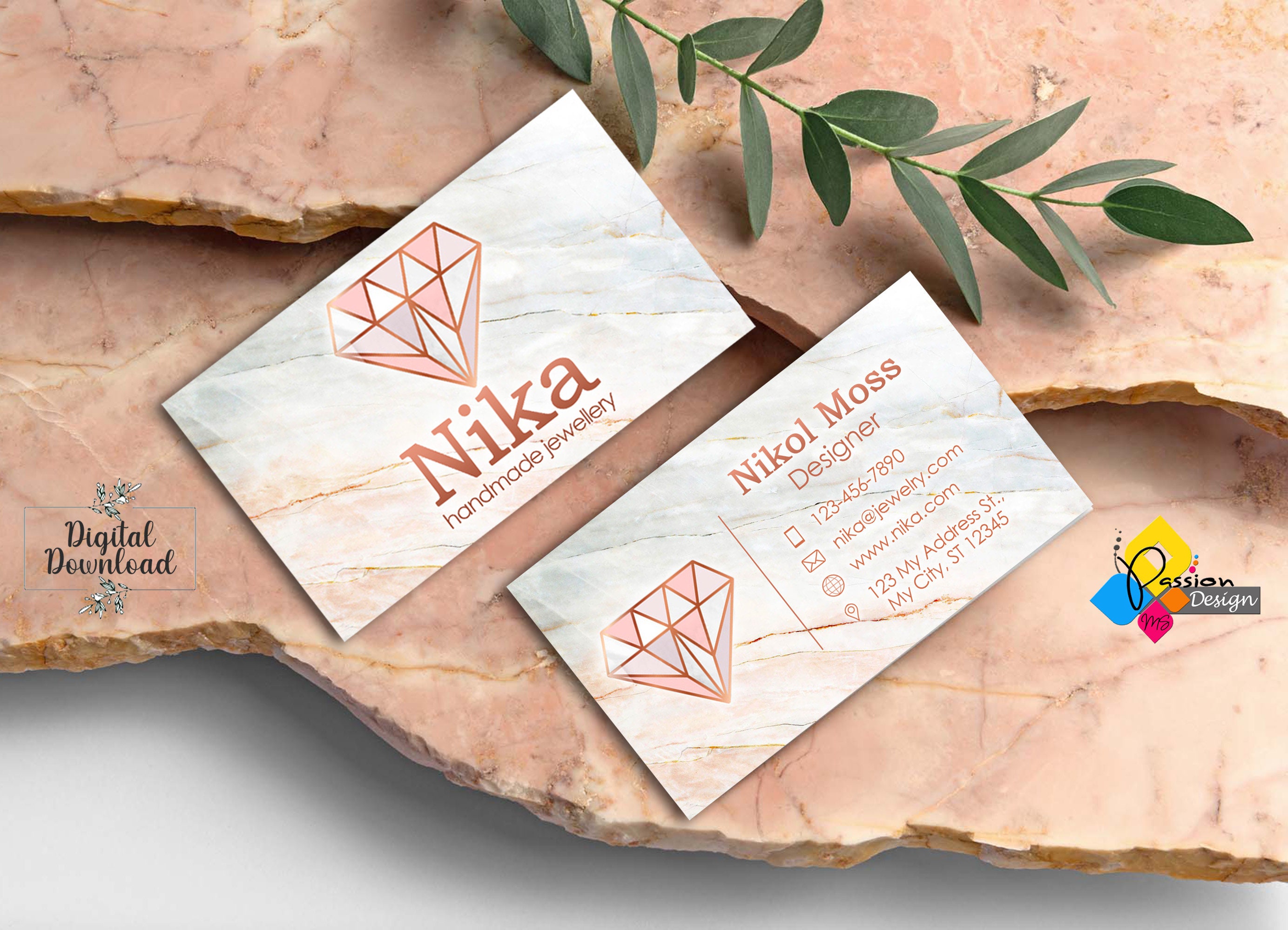 Unique Jewelry Business Cards