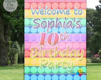 Fidget Pop Party Chips Bag Custom Fidget Toy Treat Bag Favor - Etsy