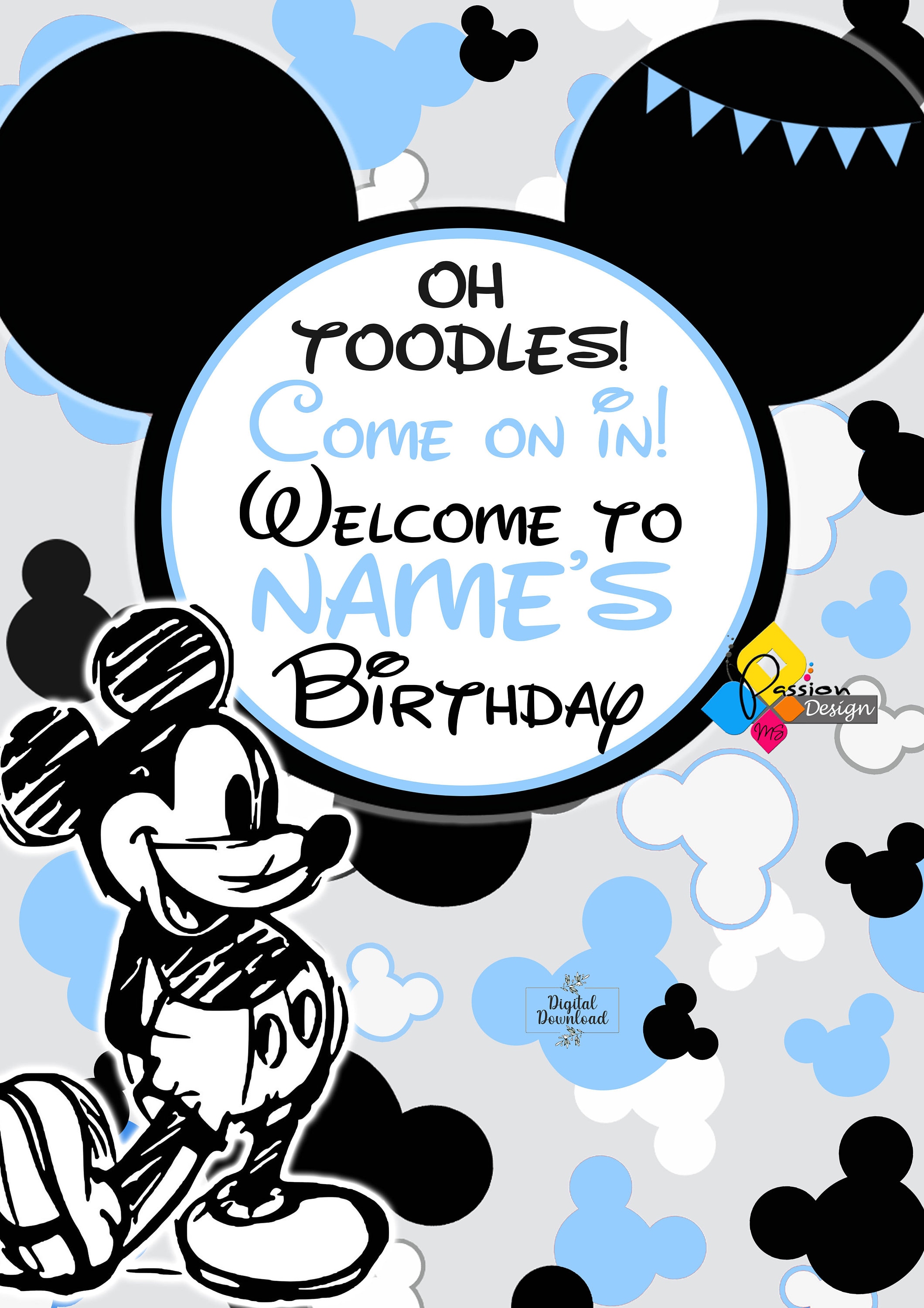 FREE Mickey Mouse Templates Examples Edit Online Download , 55% OFF