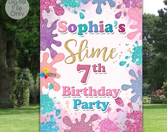 Slime Zone Party Poster 18x24 Poster Slime Party - Etsy