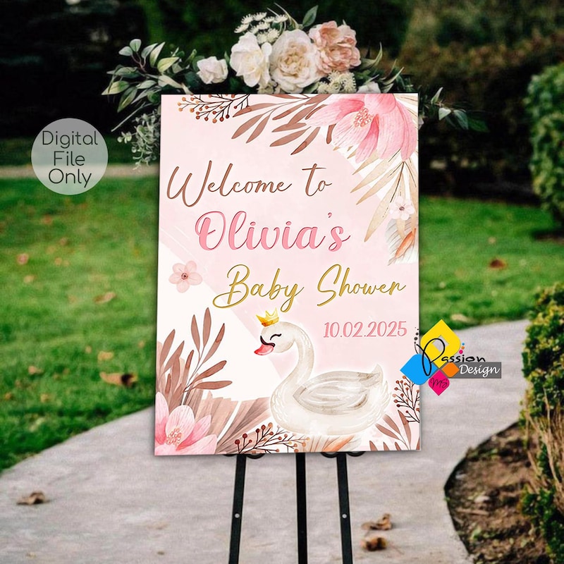 Swan Welcome Signs - Etsy