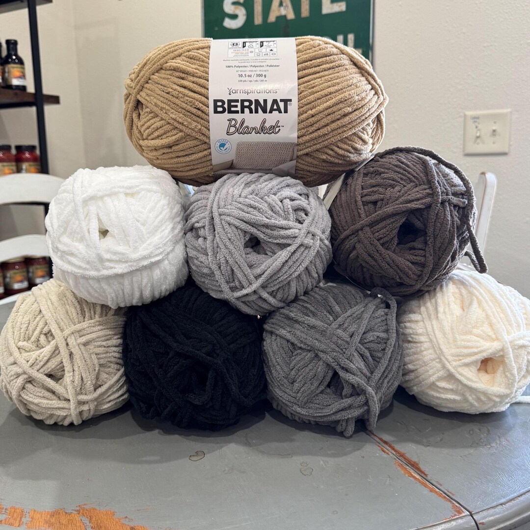 Bernat Blanket Big Ball Yarn 300g Animal Colors - Etsy