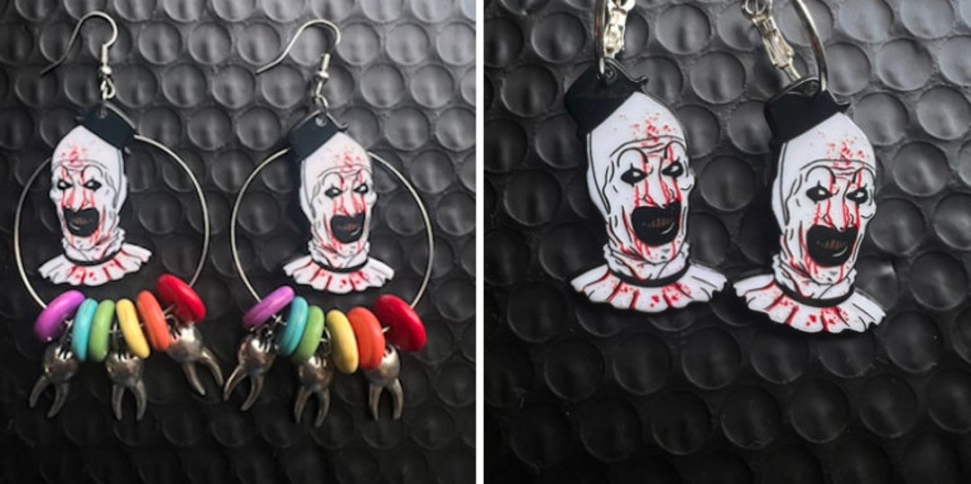 Terrifier Hoops - Etsy