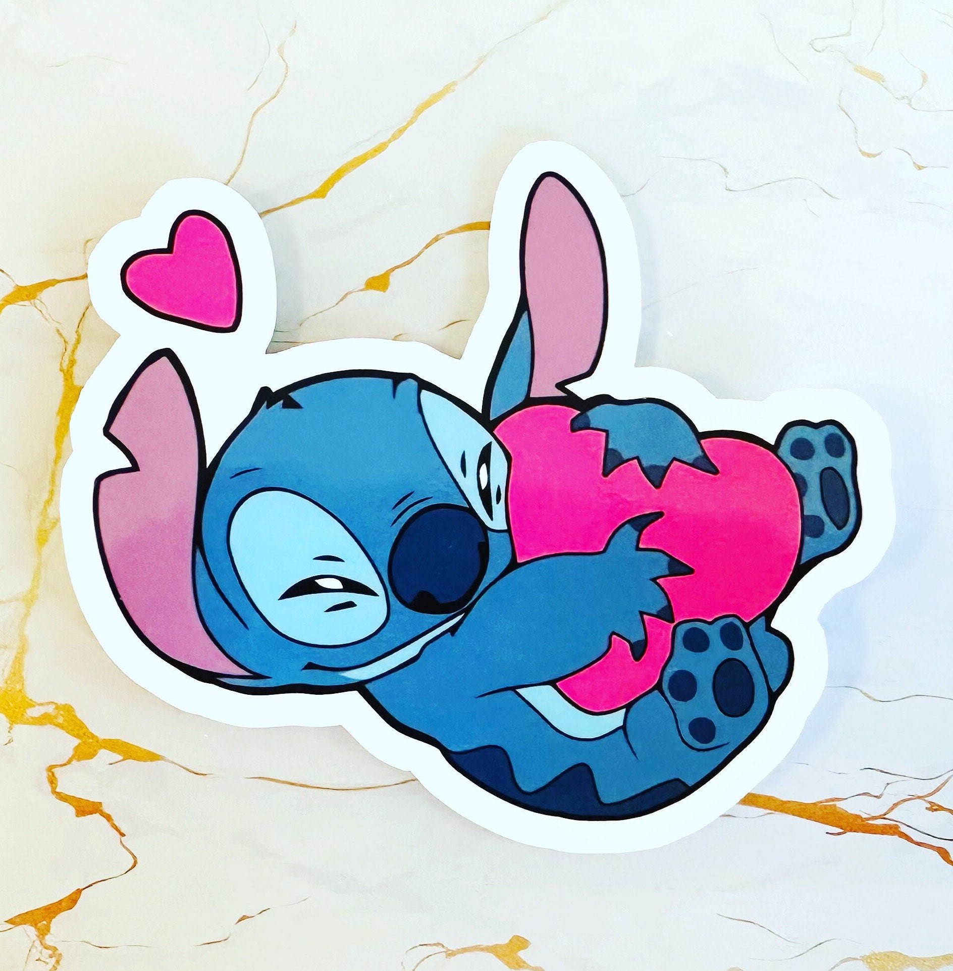 Stich Love | Individual | Waterproof | Weatherproof Stickers | Scratch ...