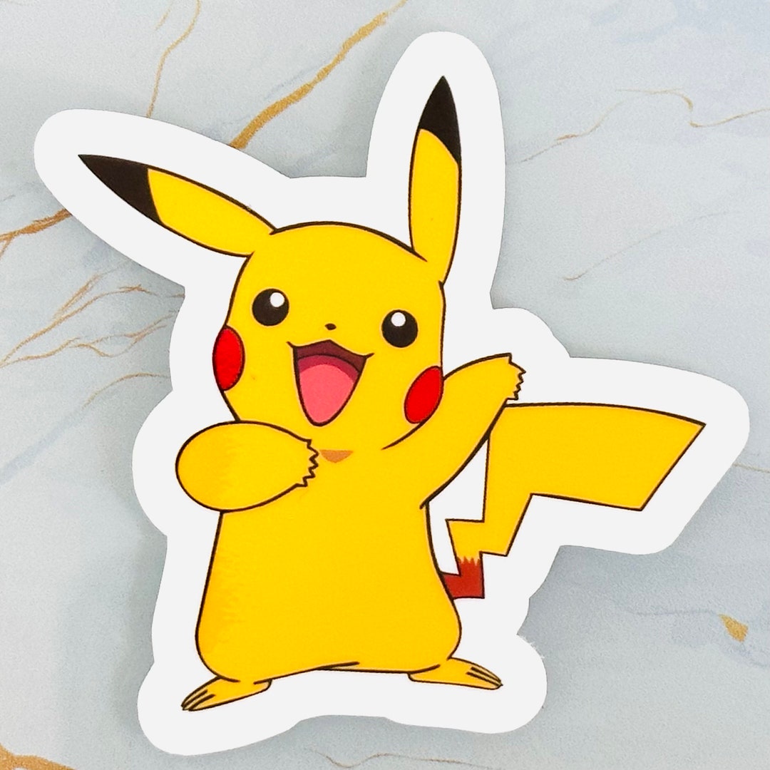 Poke/pika Stickers | Individual | Waterproof Stickers | Weatherproof ...