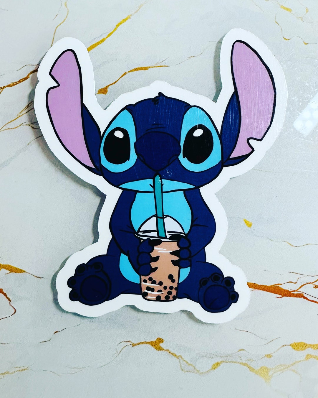 Stich Boba Chai Tea | Individual | Waterproof Stickers | Weatherproof ...