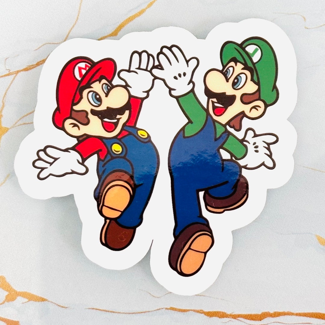 Mari Brothers Sticker | Individual | Waterproof Stickers | Weatherproof ...
