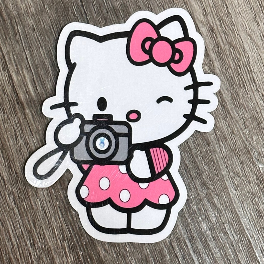 Hello Cat Photographer | Individual | Waterproof Sticker | Weatherproof ...