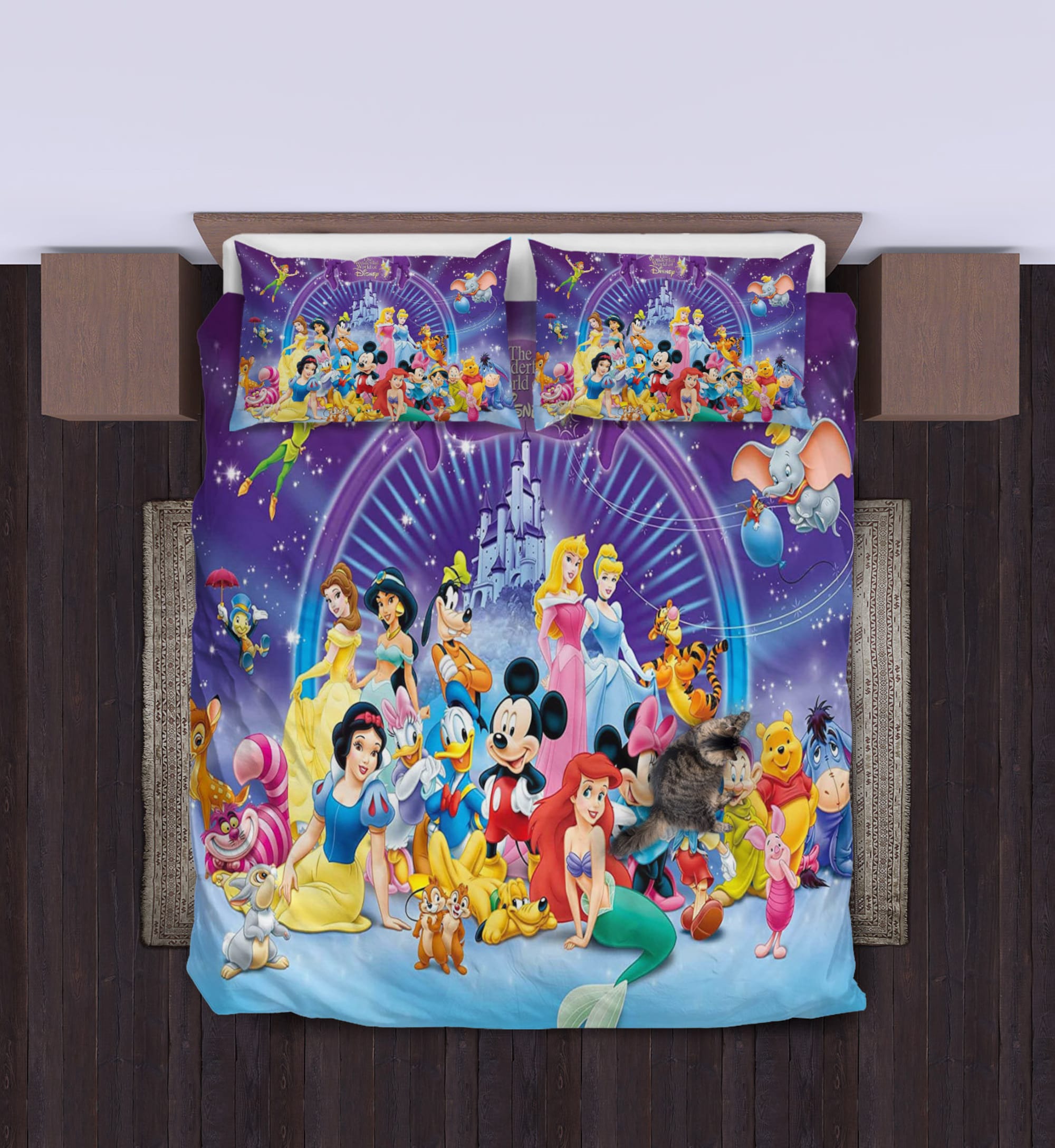 All Disney Characters Bedding Set | Disney Graphic Cartoon