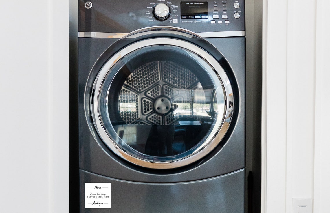 Lint Trap Clean Out Reminder Magnet - Etsy