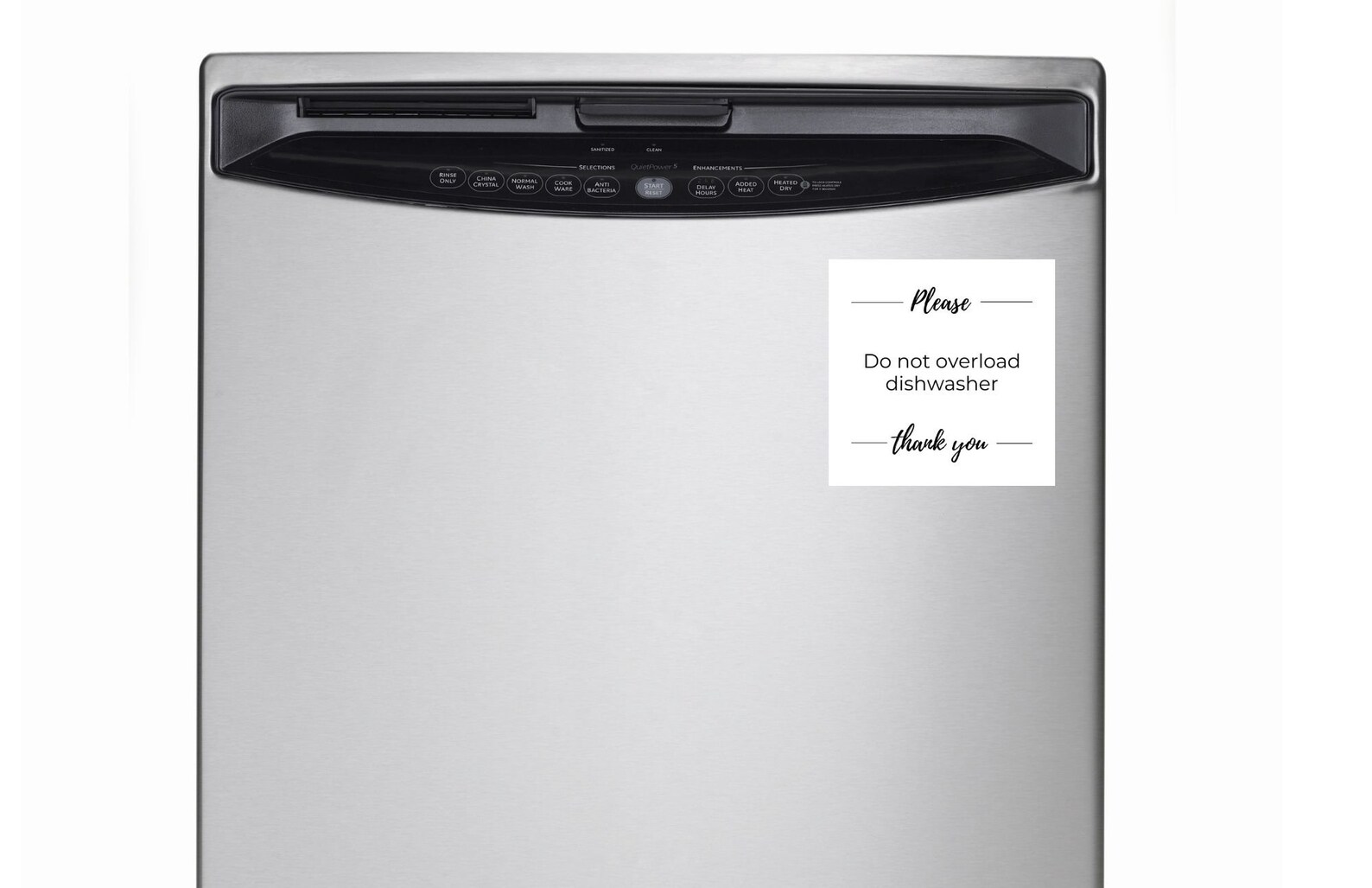 Do Not Overload Dishwasher Reminder Magnet - Etsy