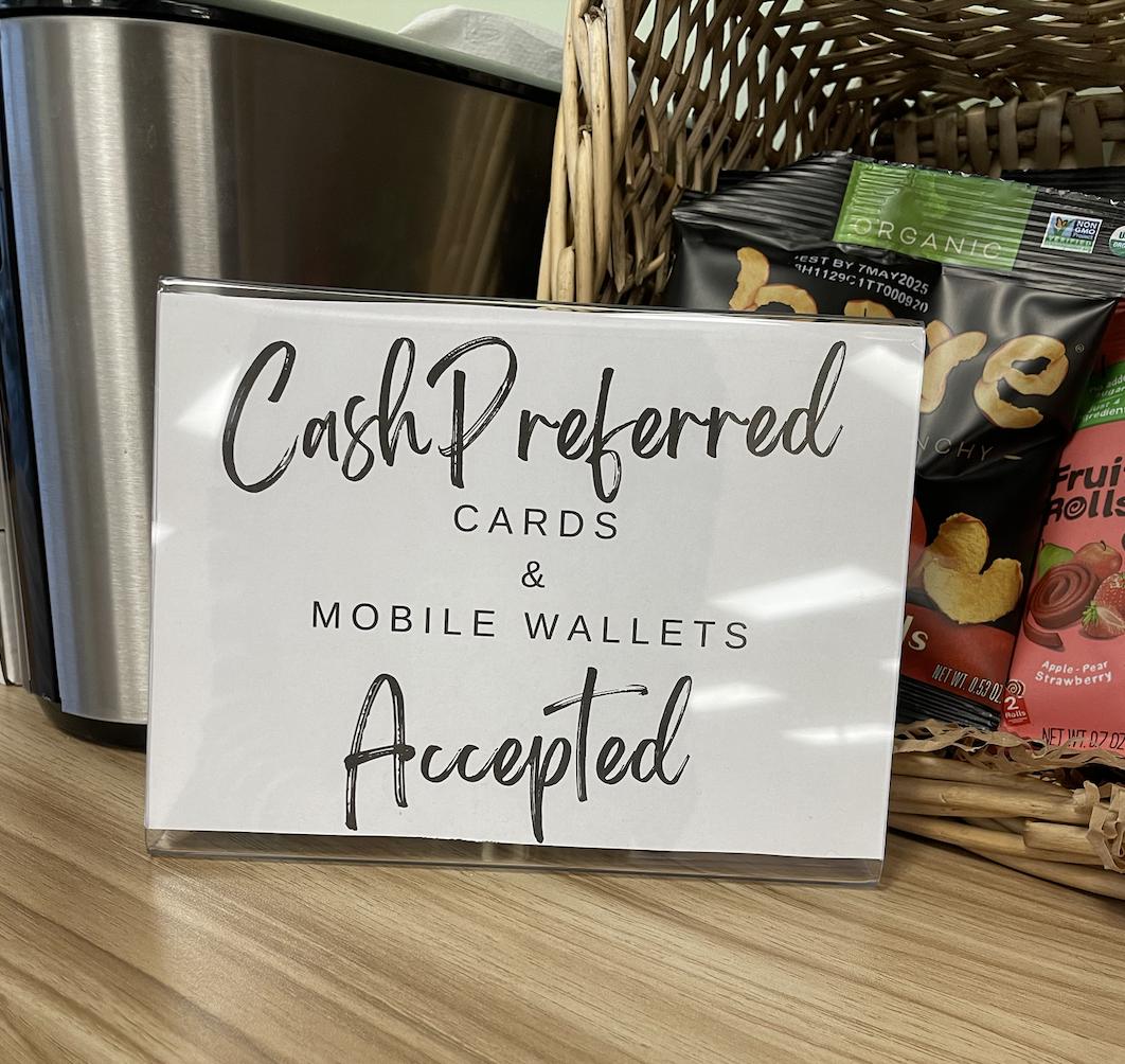 Cash Preferred Sign 7x5 Digital Print Out - Etsy