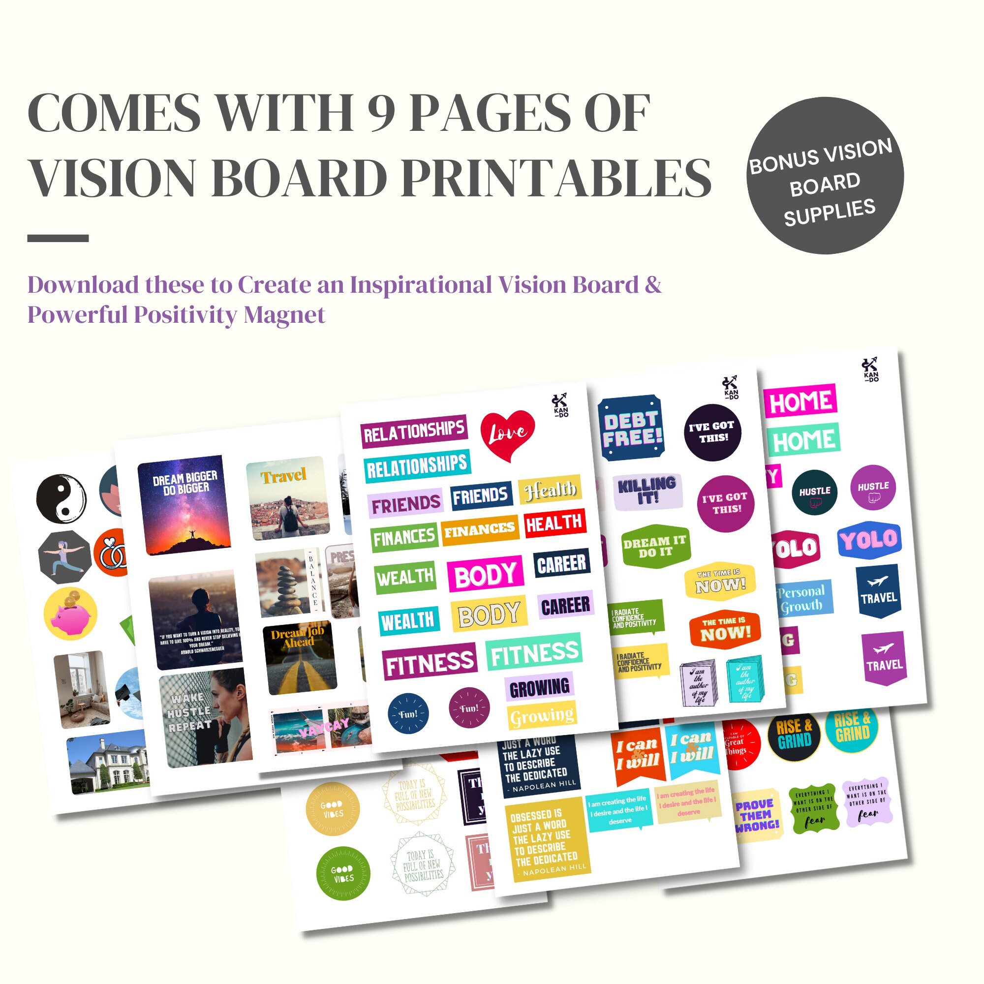 Best planner plus vision board - discoverynibht