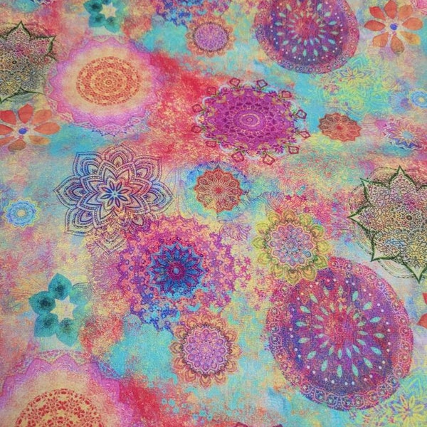 Mandala Fabric - Etsy