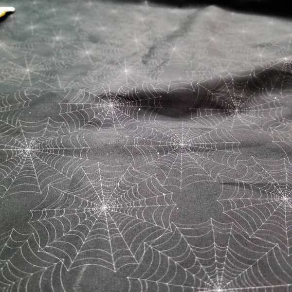 Halloween Spider Web Fabric - Etsy
