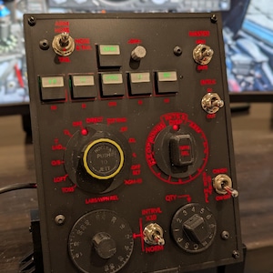 DCS World F-4 Phantom Weapons Control Panel - Etsy