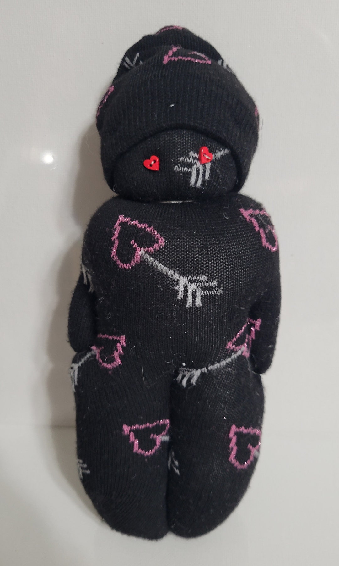 Pink Heart Sock Doll - Etsy