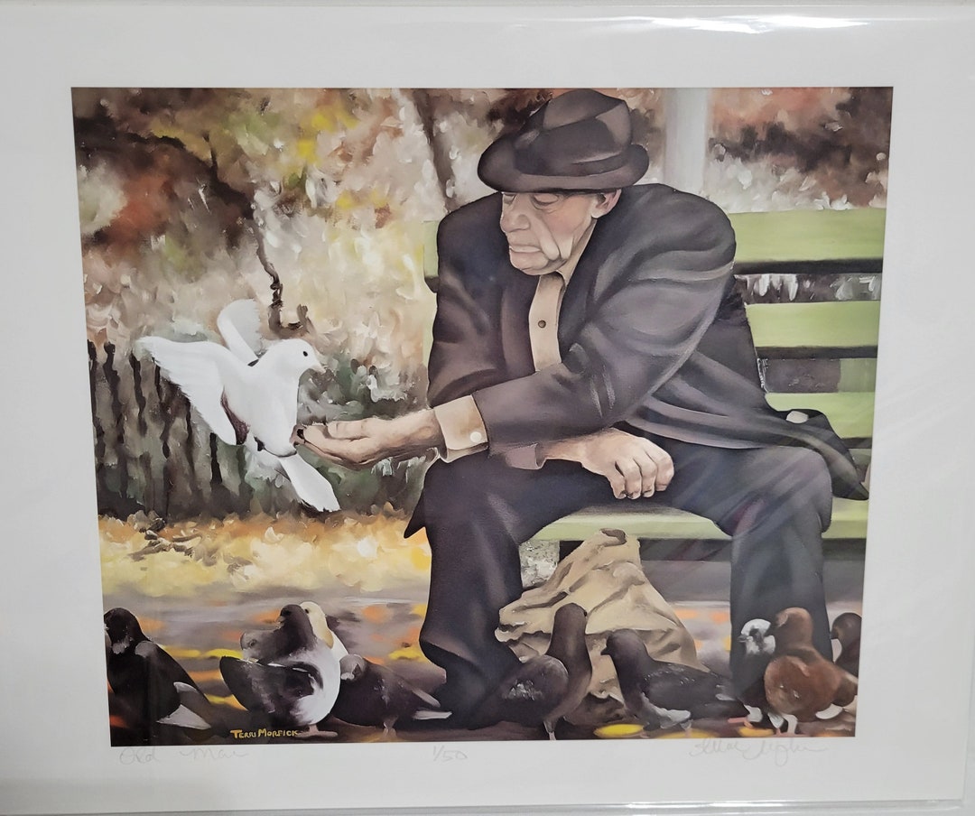Old Man Print - Etsy