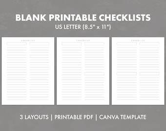 Minimalist Checklist Acrylic Board Checklist Printable - Etsy