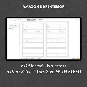 KDP Interior - Book Review Journal - Ready to Upload PDF - Commercial ...