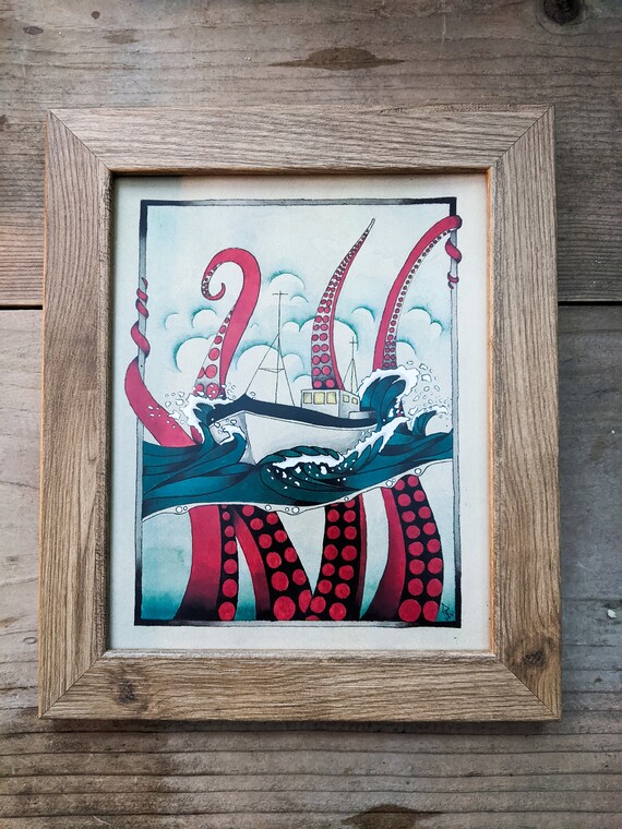 American Traditional Kraken
