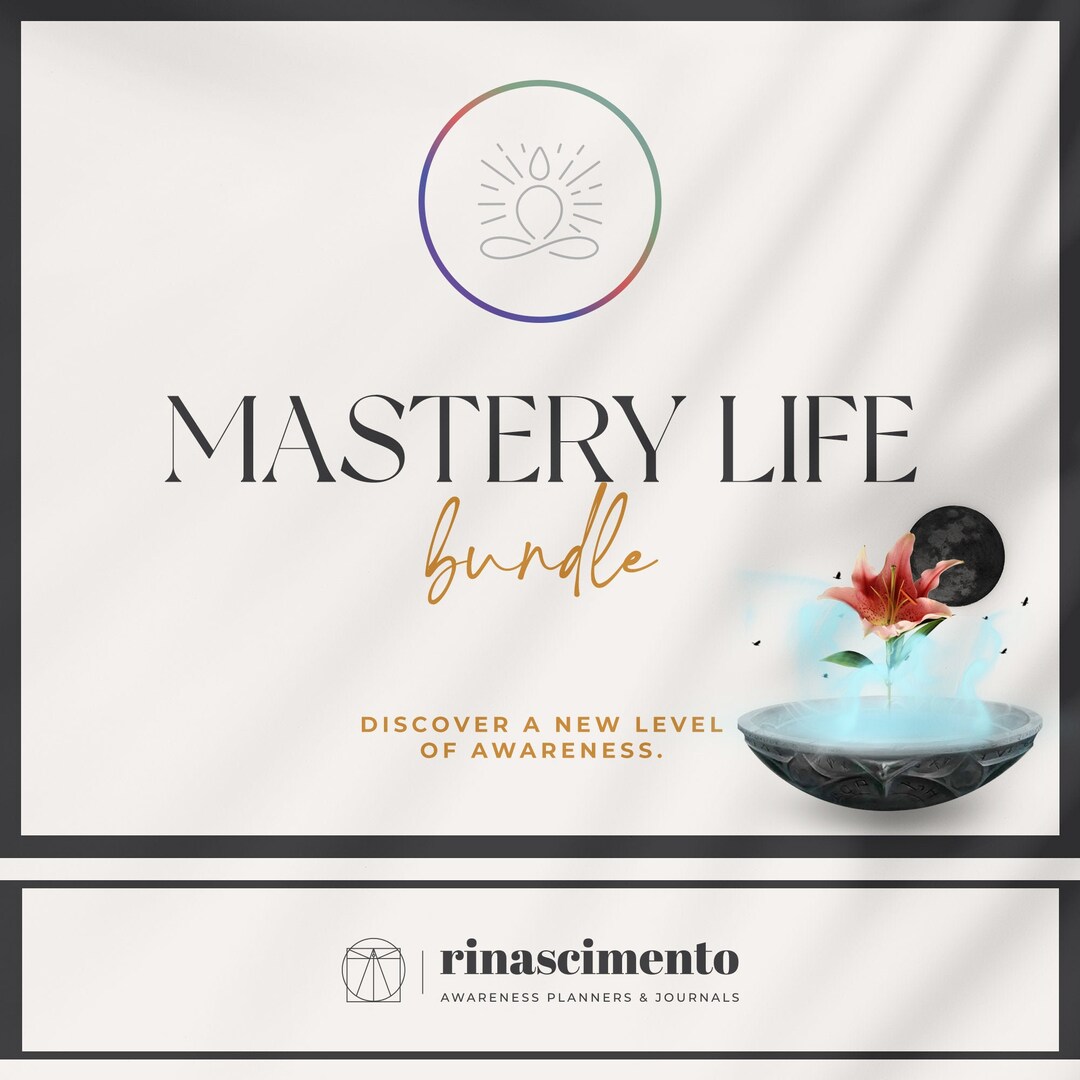 MASTERY LIFE BUNDLE | 2021 2022 Printable Planner, Personal Development ...