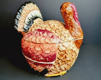 Vintage Handcrafted Terracotta Turkey Centerpiece Ceramic - Etsy