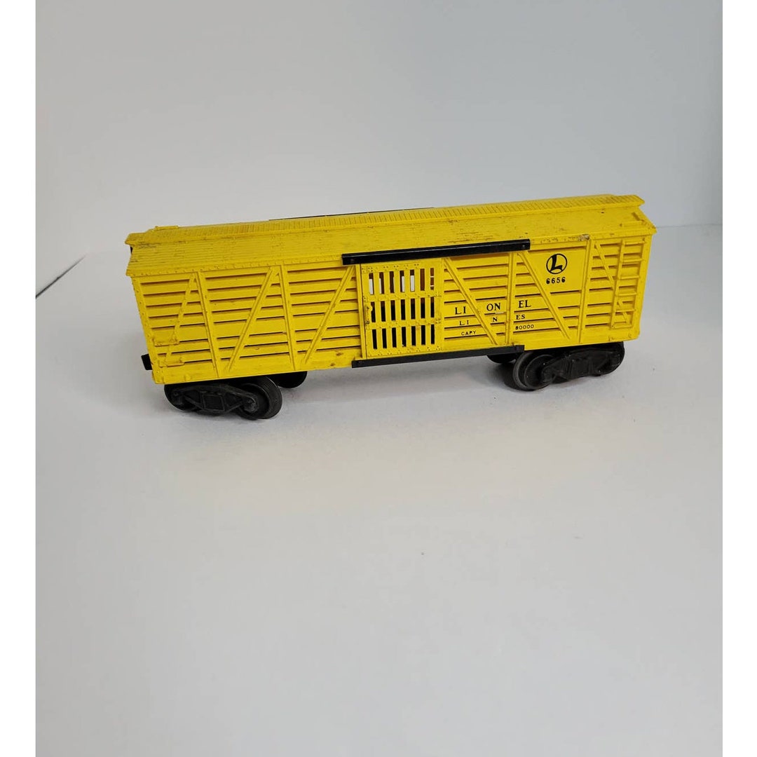 Vintage Lionel Cattle Car Train Car 6656 Made in the USA - Etsy