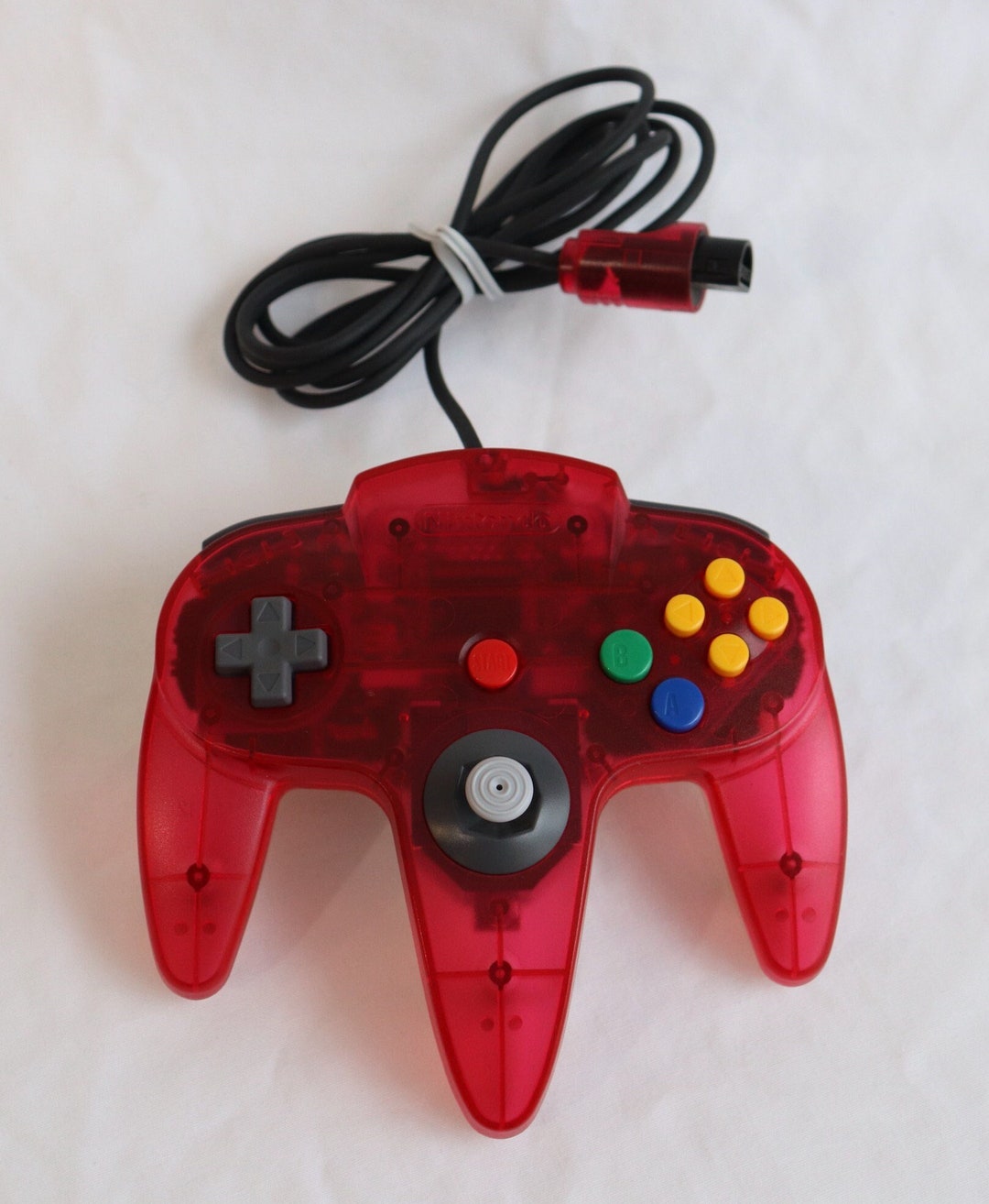 Nintendo 64 Controller Watermelon Red Japan Exclusive NUS-005 Used ...