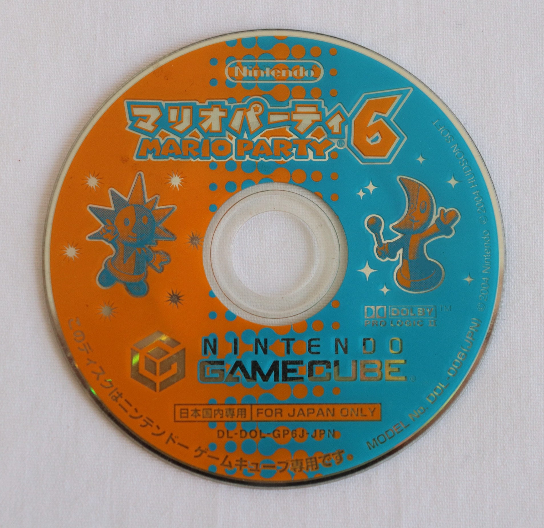 Mario Party 6 Nintendo Gamecube Japanese Game Loose Disc & Case Only ...