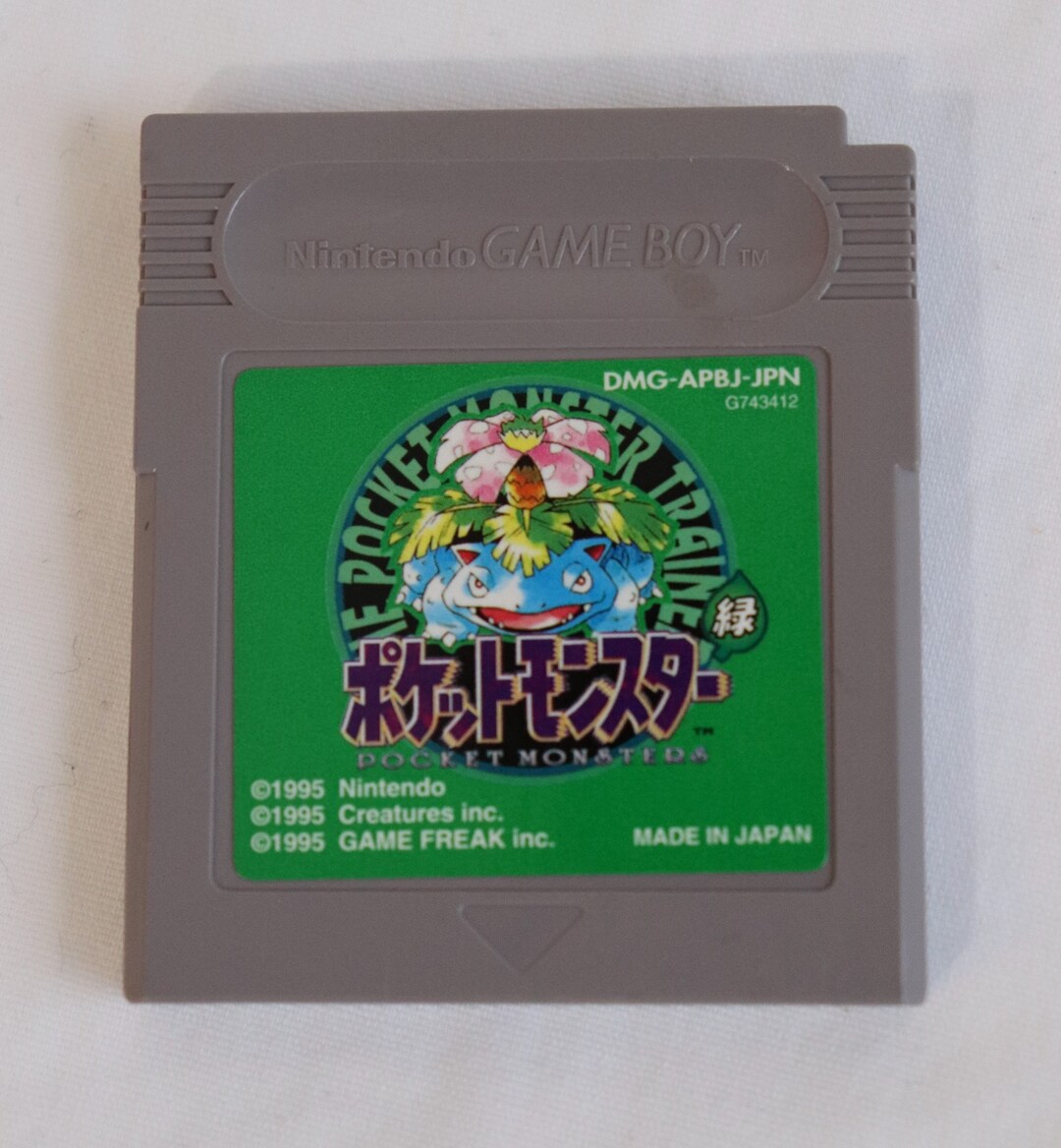 Pokémon Green Nintendo Game Boy Japanese Game Used Region Free Rare - Etsy