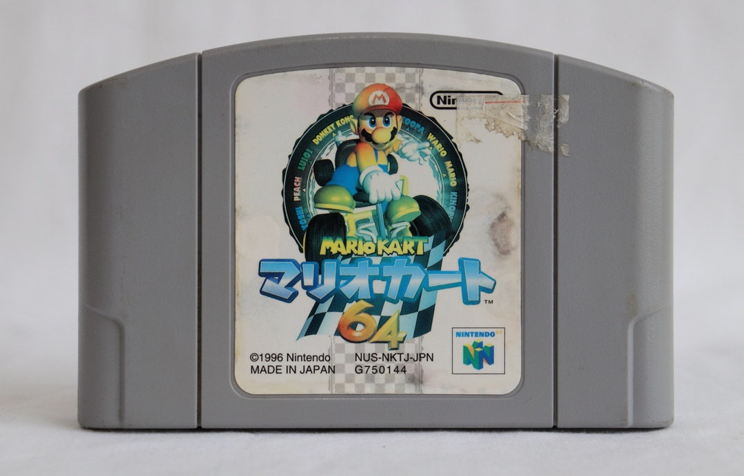 Mario Kart 64 Nintendo 64 Japanese Game Loose Fair Condition N64 Japan ...