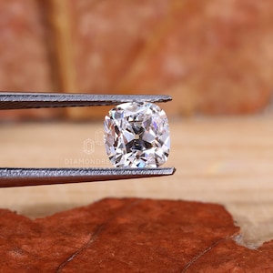 Old Mine Cushion Cut Diamond, IGI Certified Lab Grown Diamond, Antique ...