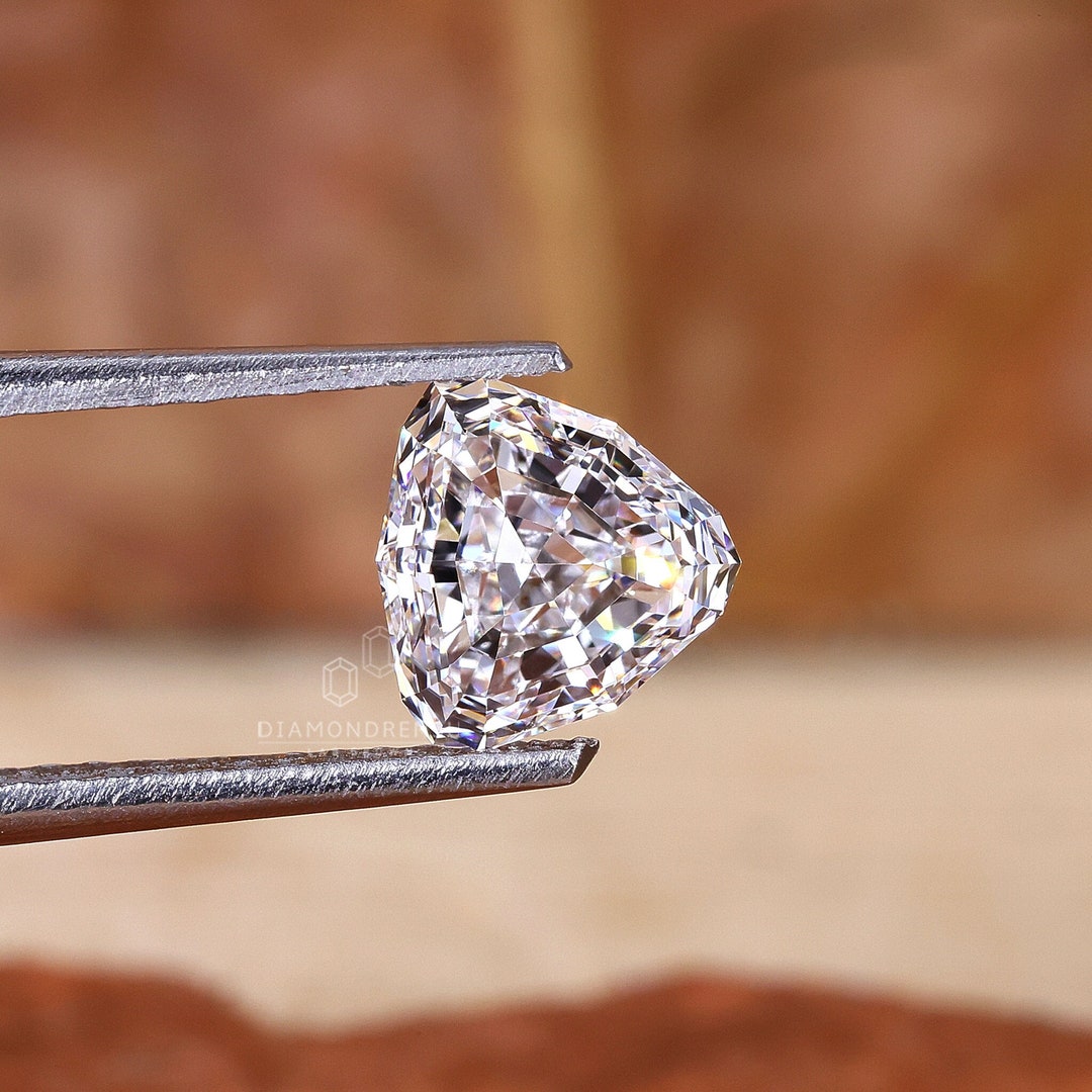 Trillion Step Cut Lab Grown Diamond, Loose Diamond for Engagement Ring ...