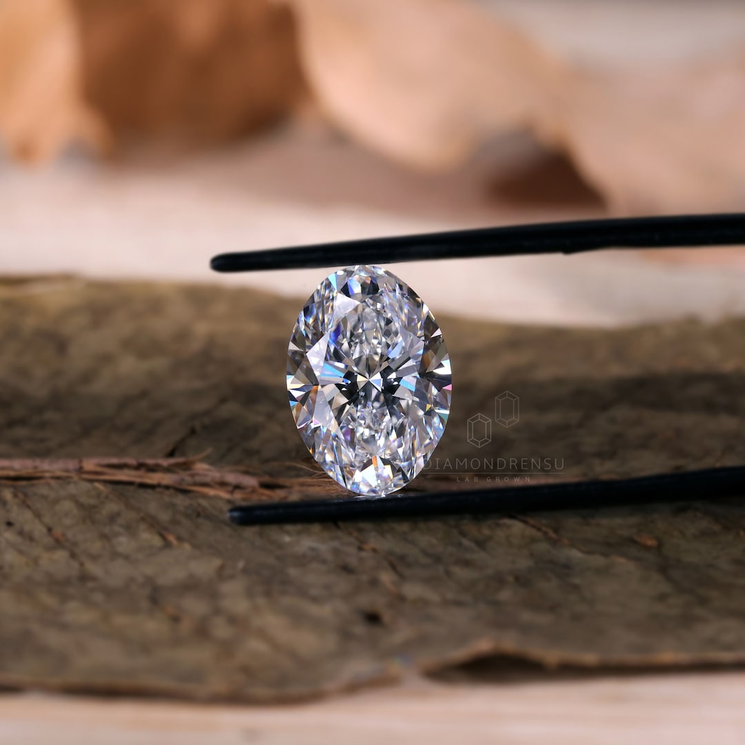 3.01 Carat Oval Cut Lab Grown Diamond for Custom Engagement Ring, IGI ...