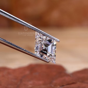 Lozenge Cut Diamond for Custom Engagement Ring, IGI Certified 2 Carat ...