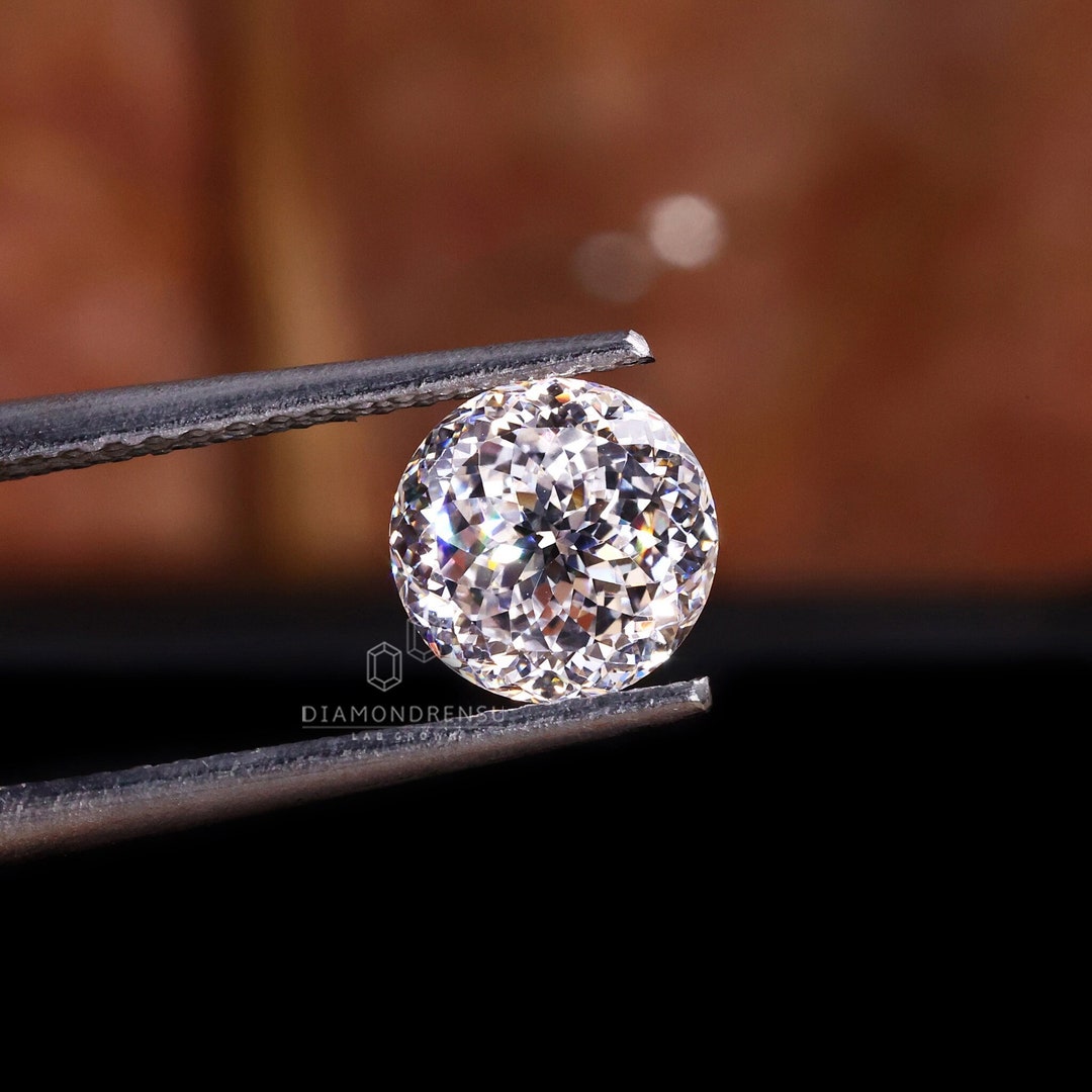 Portuguese Cut Lab Grown Diamond for Engagement Ring, 1.18 CT Portugal ...