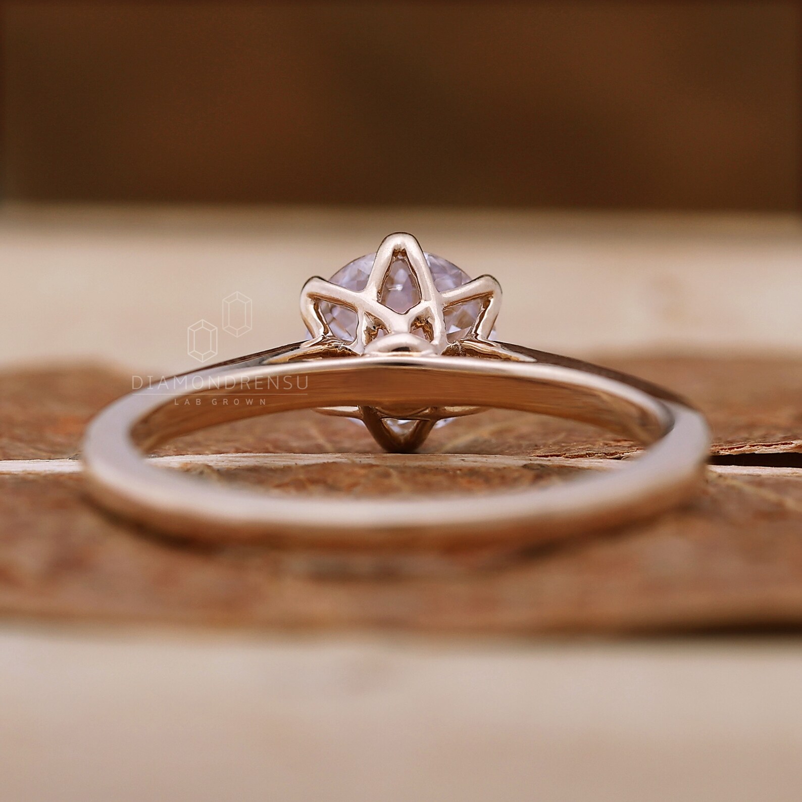 Antique 0.99 CT Jubilee Cut Lab Grown Diamond Engagement Ring ...