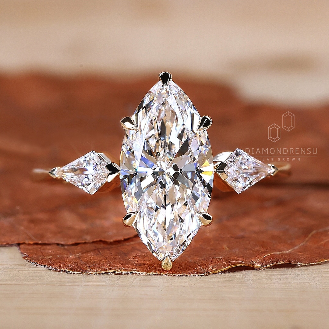 Lab grown marquise diamond store