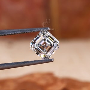 Asscher Cut Diamond, 1.01 CT Asscher Cut Lab Grown Diamond, E/VS and ...