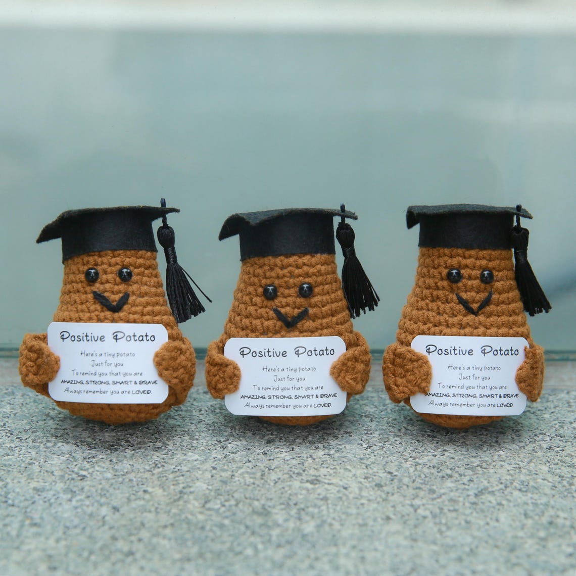 Crochet Pickle Wearing Graduation Tassel Hat ,graduation Gift for ...