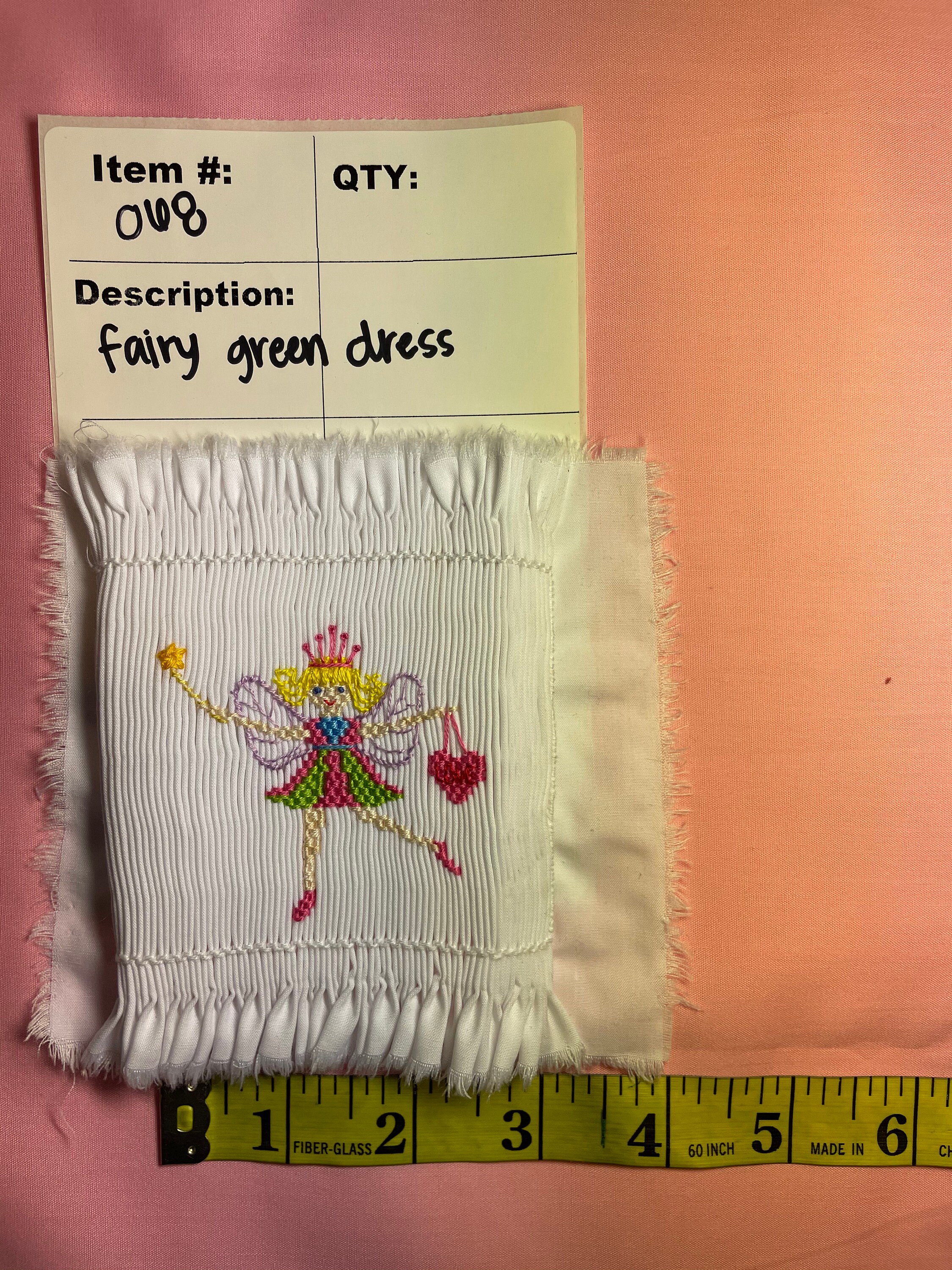 Fairies, Birthdays and Princesses PRE Smocked Insert, Sewing Supplies ...