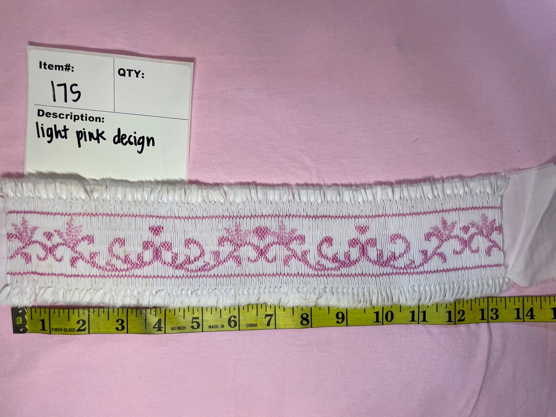 PRE SMOCKED Prissy Patterns PRE Smocked Insert Sewing | Etsy