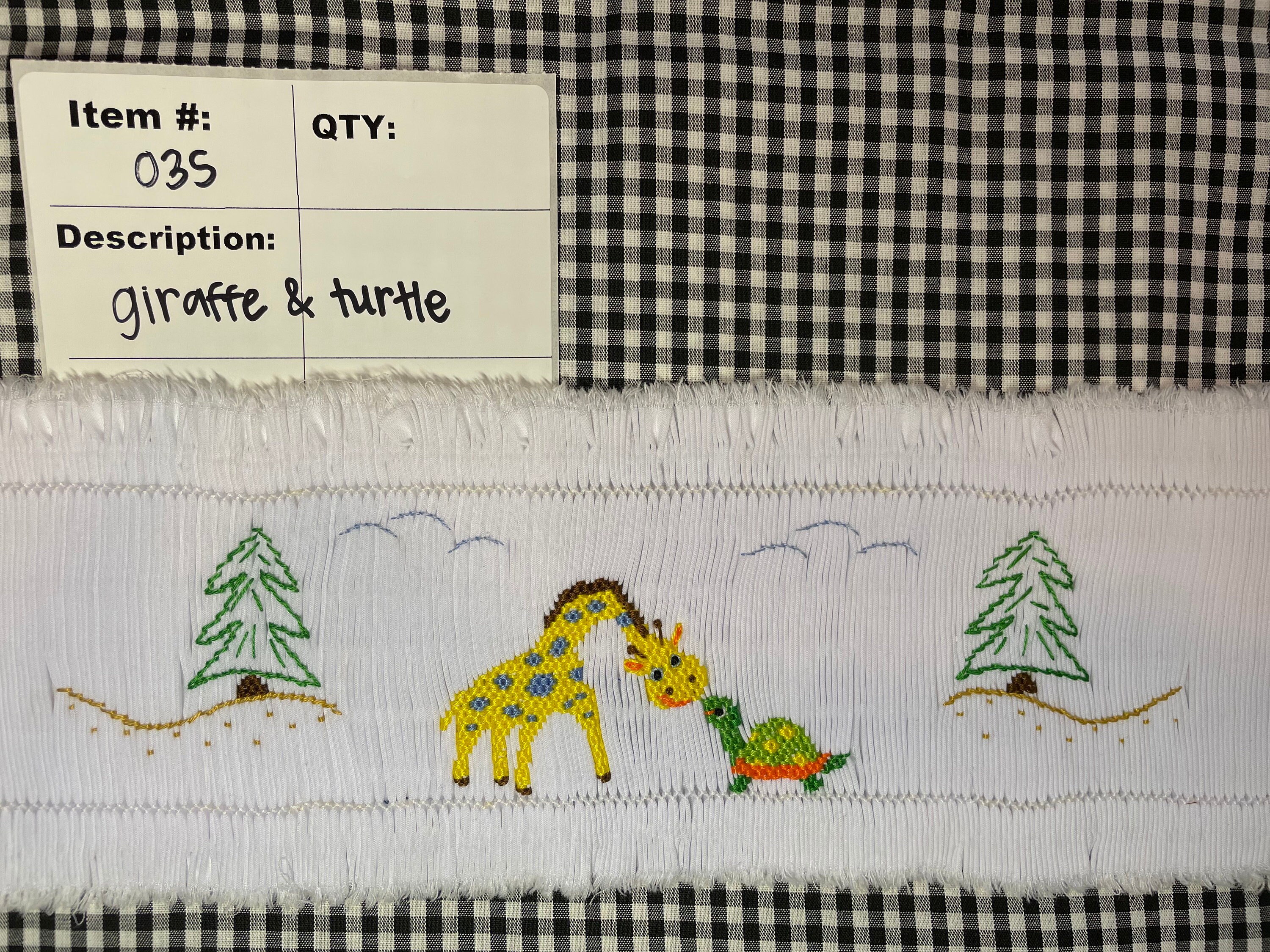 PRE SMOCK INSERTS Animal Birds and Fish Theme Insert Sewing | Etsy